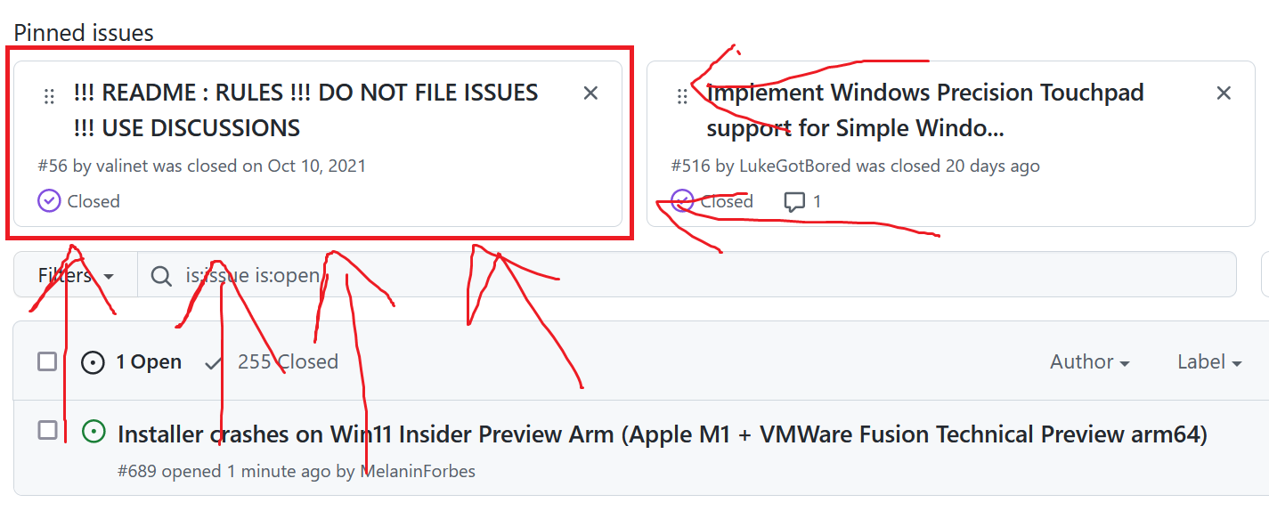 Installer crashes on Win11 Insider Preview Arm (Apple M1 + VMWare Fusion Technical Preview arm64 ...