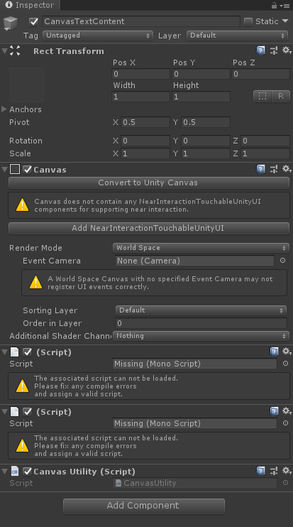 Reading Mode has missing/invalid script attached to Game Objects when building · Issue #9330 ...