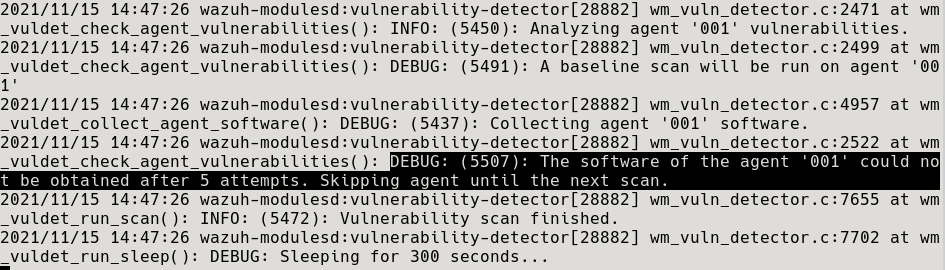 Vulnerability Detector can ignore some packages if a Syscollector scan is in progress · Issue ...