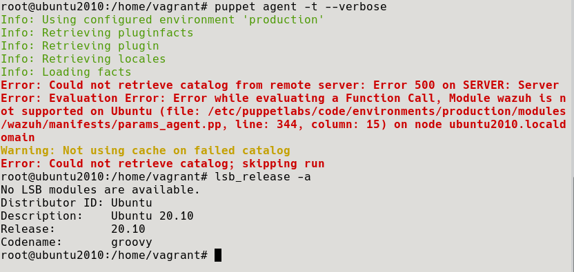 The Wazuh puppet agent module can't be used on Ubuntu 20.10 distribution · Issue #460 · wazuh ...