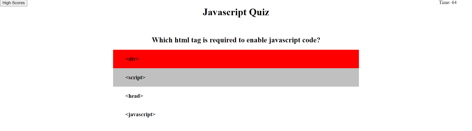 GitHub - jam-madrigal/code-quiz: A short quiz about javascript