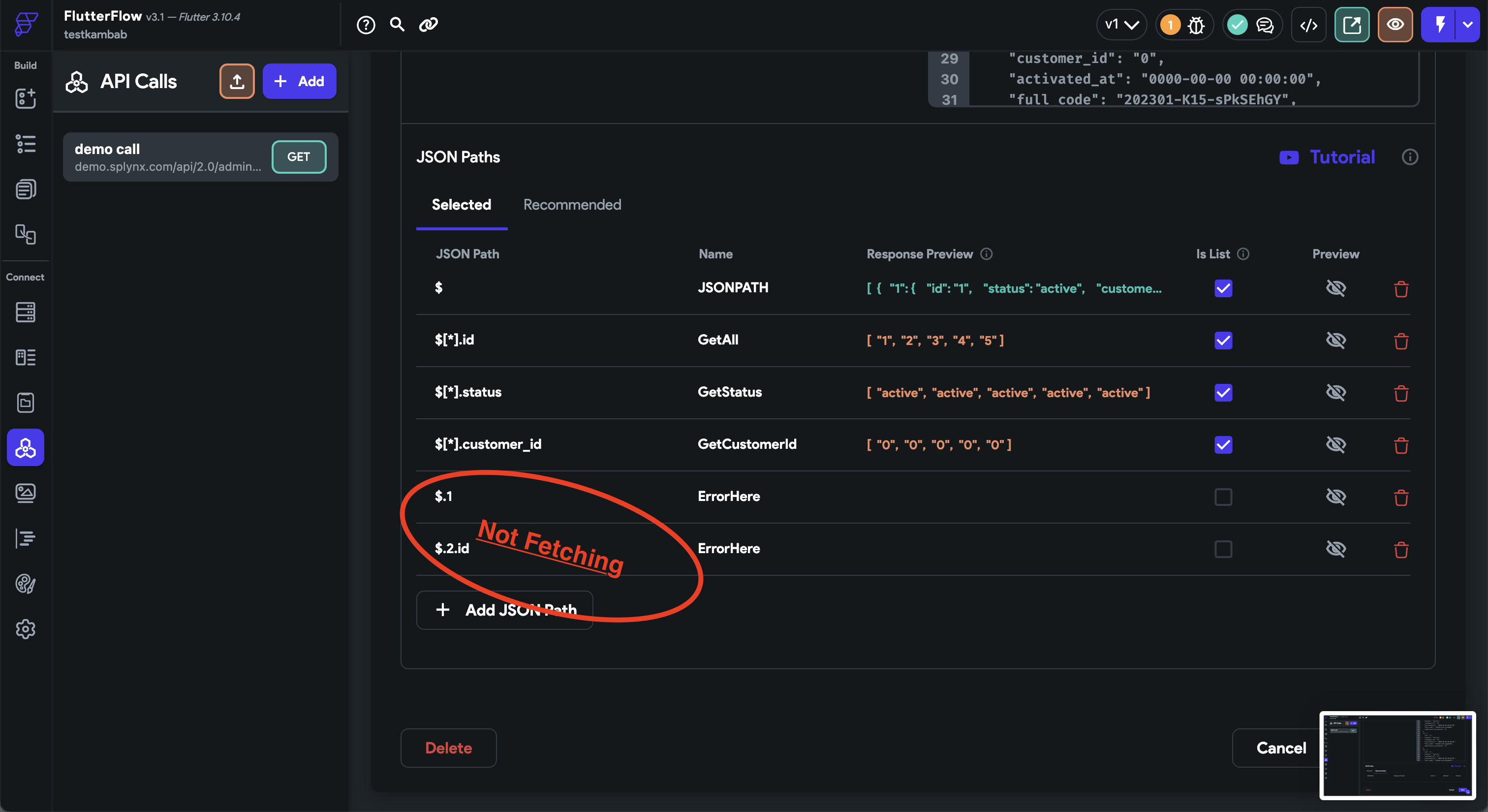 Json Paths from API not fetching if the object name is numbered · Issue #1302 · FlutterFlow ...