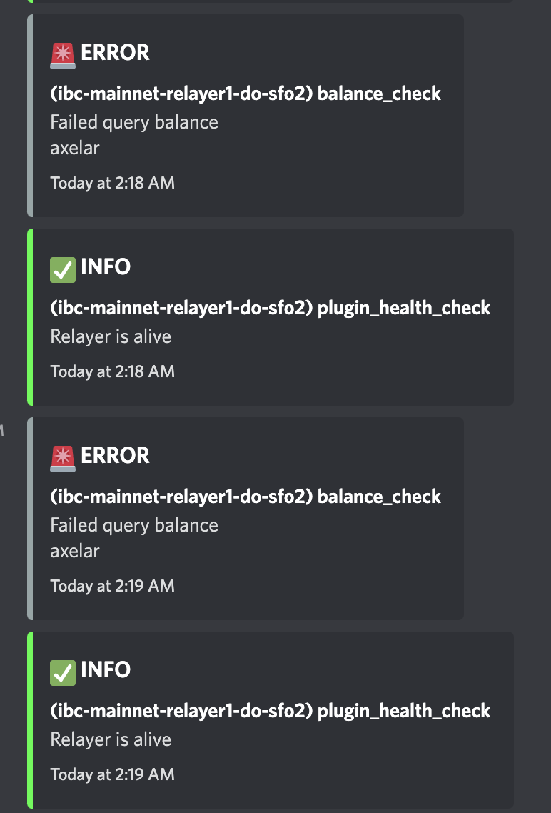 Send status change message from a plugin other than the plugin where the problem occurred ...