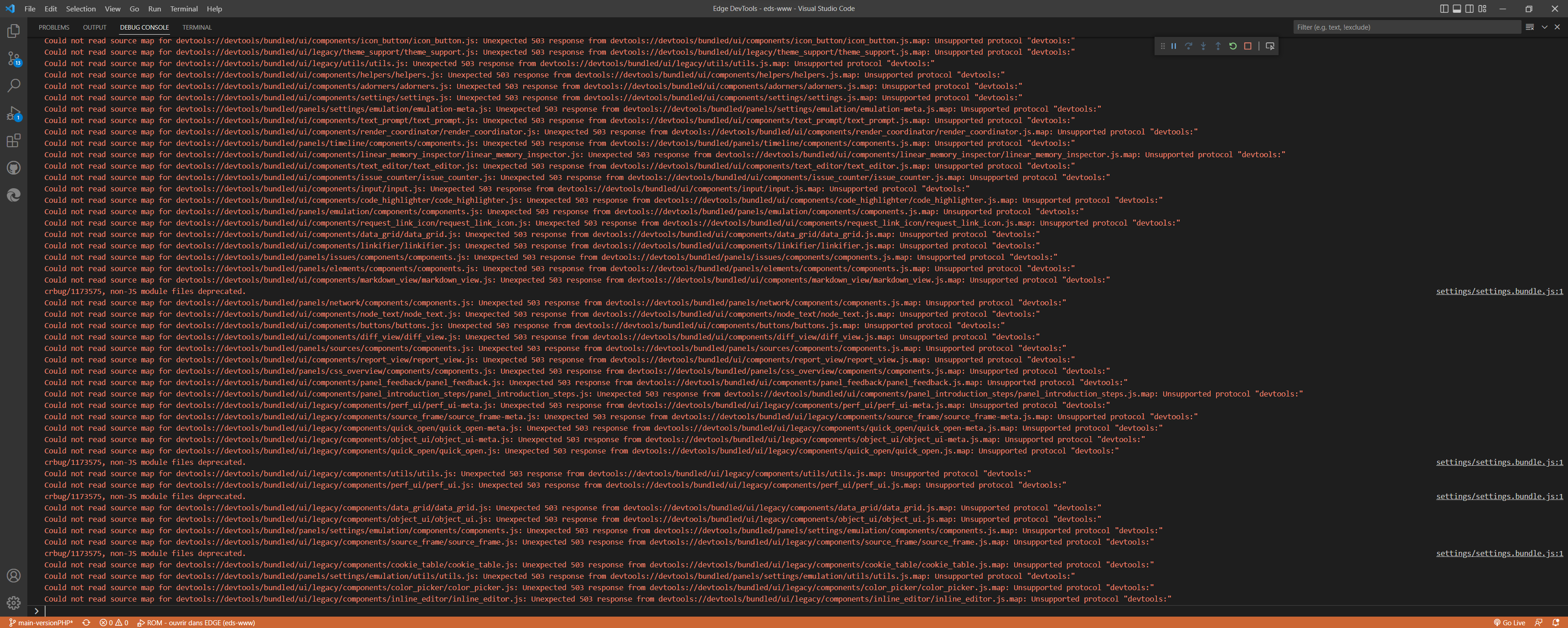 Dev Tools Not Responding · Issue 1267 · Microsoft Vscode Edge Devtools · Github