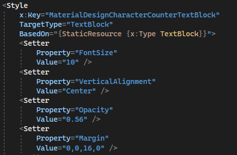 XAML coding style guidelines · Issue #2531 · MaterialDesignInXAML/MaterialDesignInXamlToolkit ...