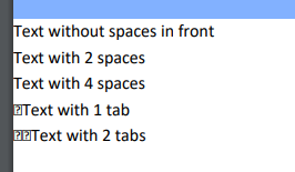 Keep spaces or tabs in Text element · Issue #125 · QuestPDF/QuestPDF ...
