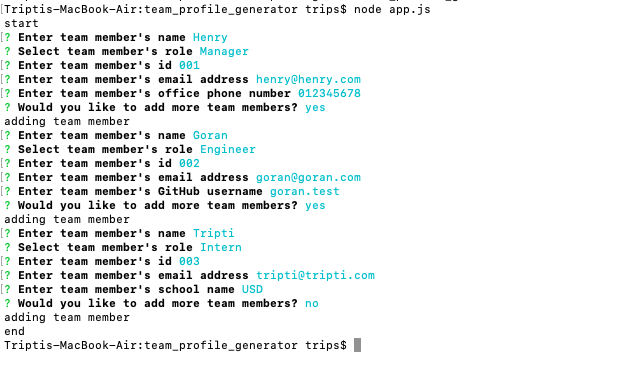 GitHub - triptishres/team_profile_generator