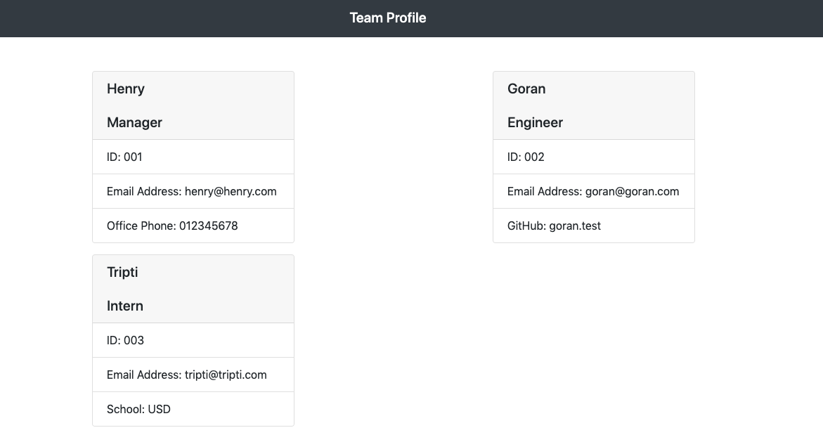 GitHub - triptishres/team_profile_generator