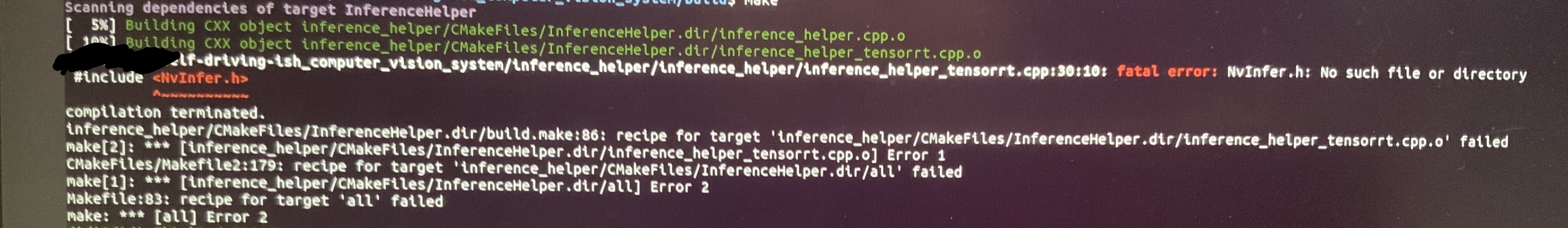 make report error · Issue #13 · iwatake2222/self-driving-ish_computer_vision_system · GitHub