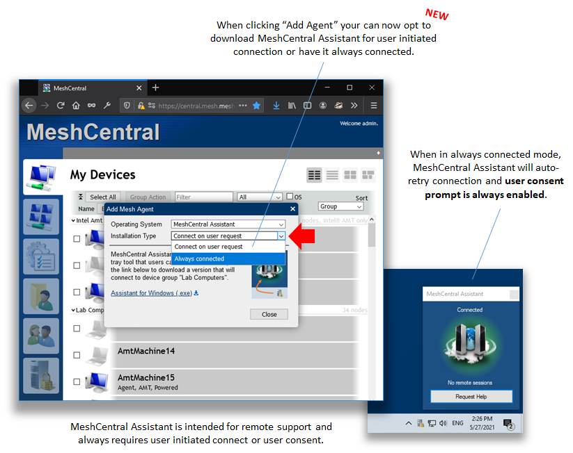 Configure User Consent on Agent Side · Issue #2725 · Ylianst/MeshCentral · GitHub