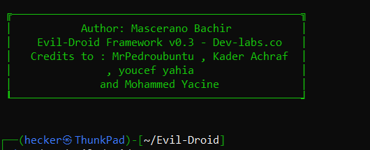 Doesnt work with wsl (windows subsystem for linux) · Issue #90 · M4sc3r4n0/Evil-Droid · GitHub