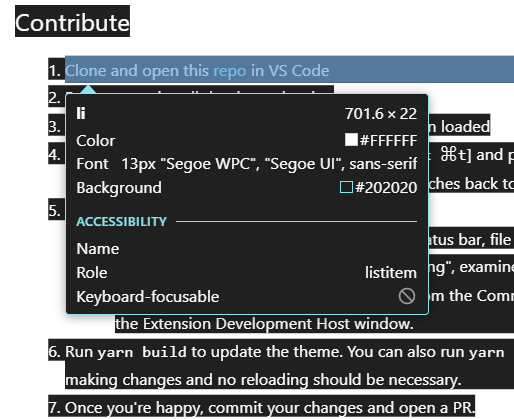 Extension page's text color doesn't change properly when system high contrast theme is turned on ...