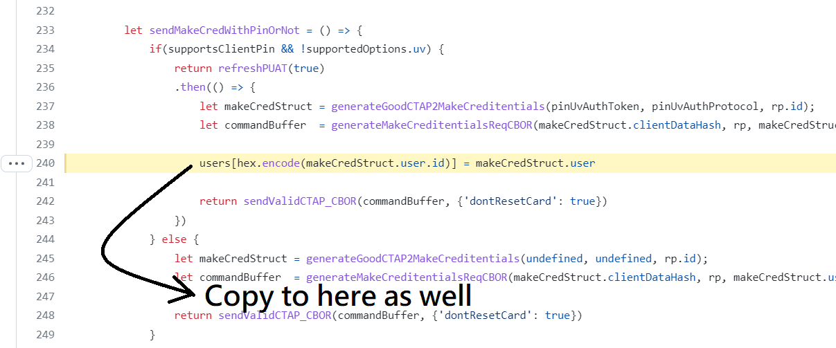 ctap2.1 Options: Resident Key. P-3 under option.uv=true, makeCred ...