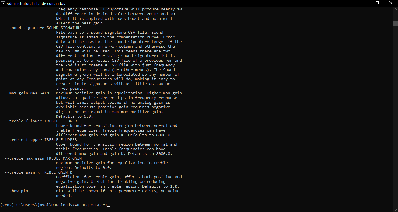 "Final" comand line returns empty · Issue #166 · jaakkopasanen/AutoEq ...