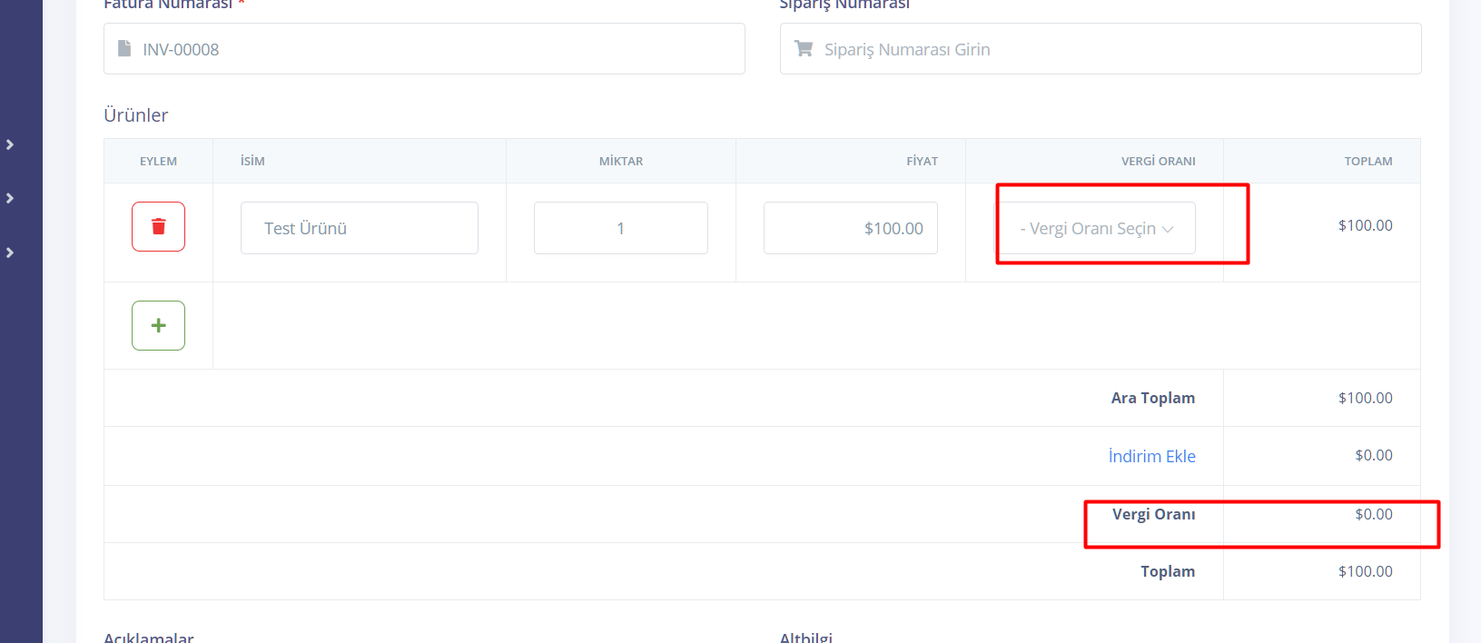 Edit Invoice, tax issue · Issue #1318 · akaunting/akaunting · GitHub