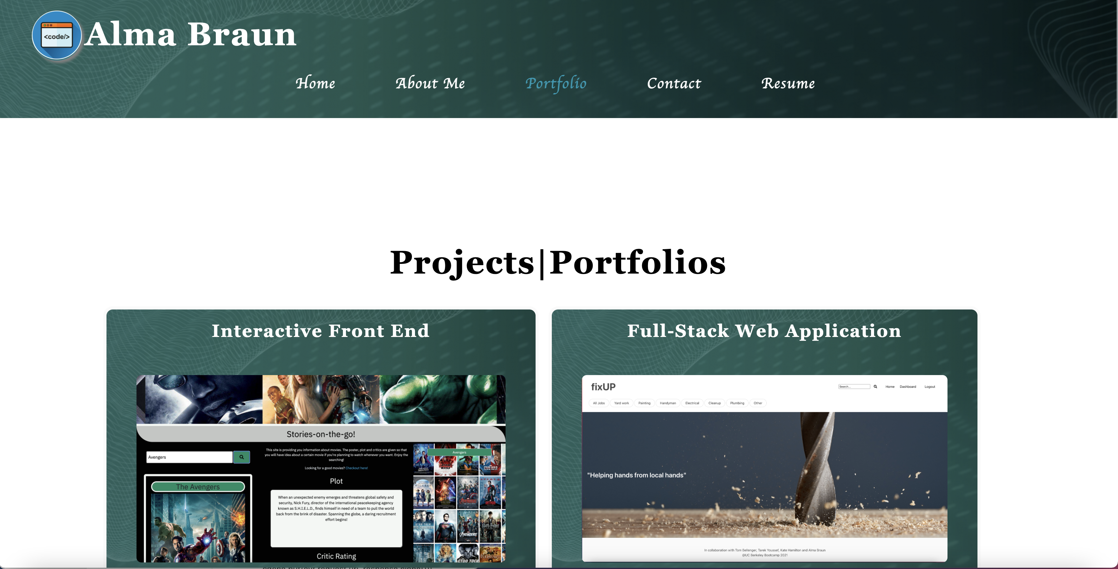 GitHub - ALMA-DEV914/portfolio-built-with-react