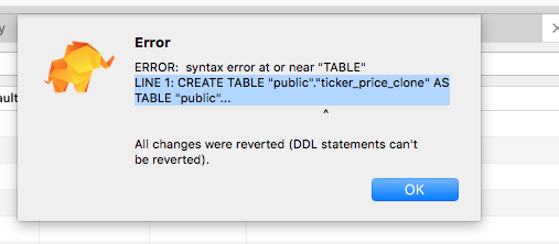 Redshift Table Clone Does not Work · Issue #2289 · TablePlus/TablePlus · GitHub