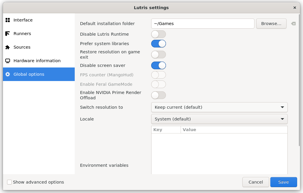 About the Preferences Dialog · lutris lutris · Discussion #4572 · GitHub