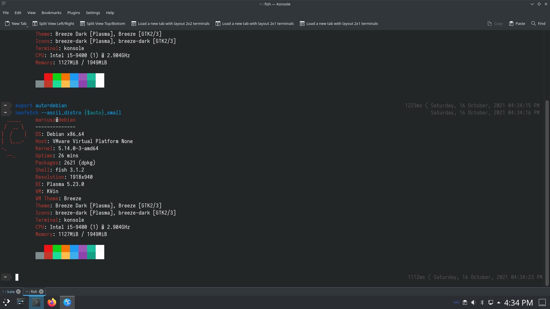 using small variants in neofetch config file without manually ...