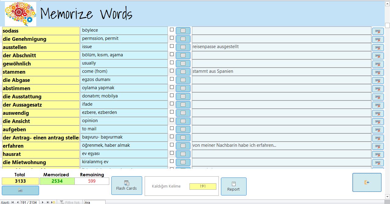 GitHub - coolsmart/memorizewords: VB, MS Access