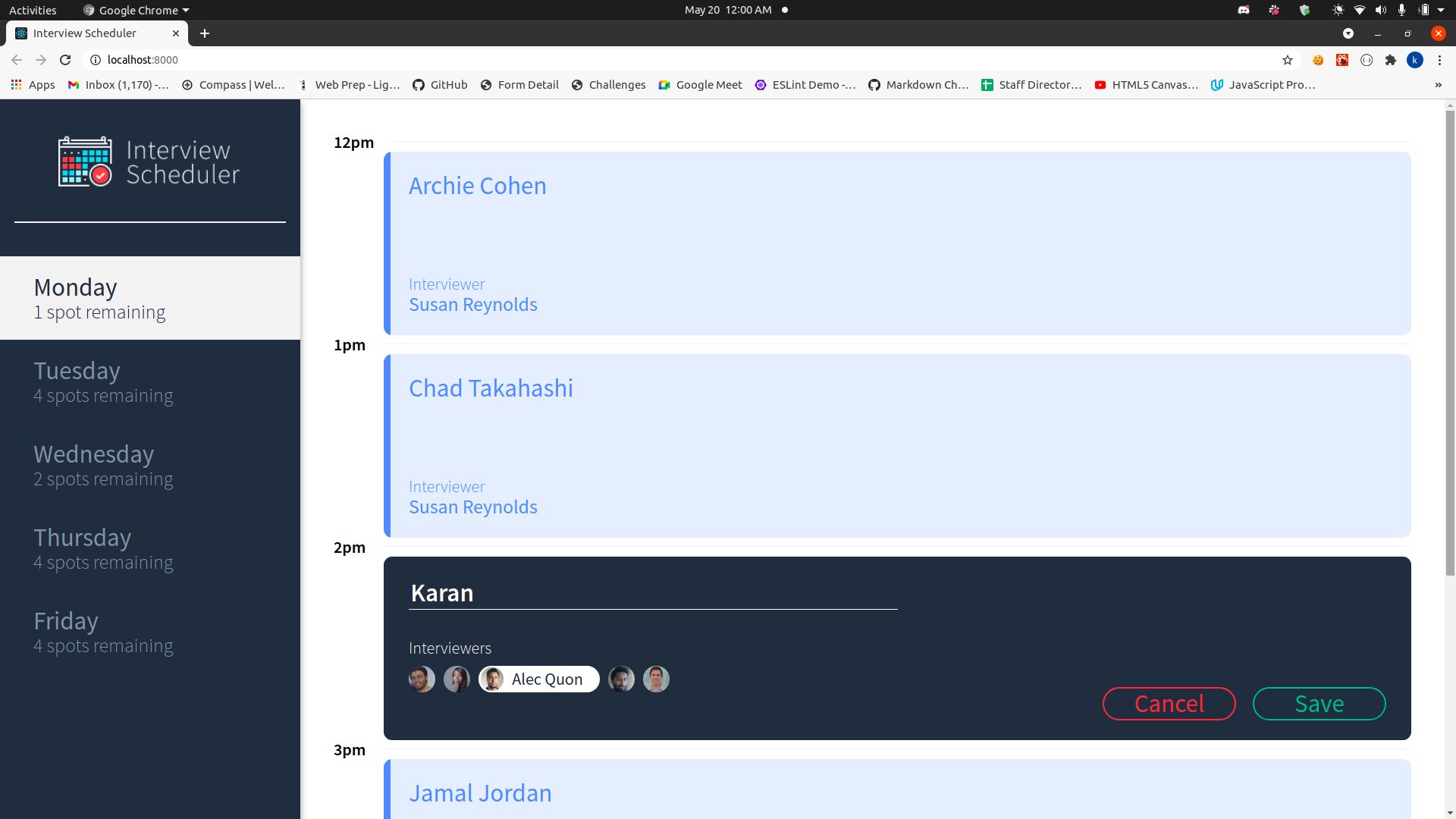 GitHub - karanOO89/scheduler