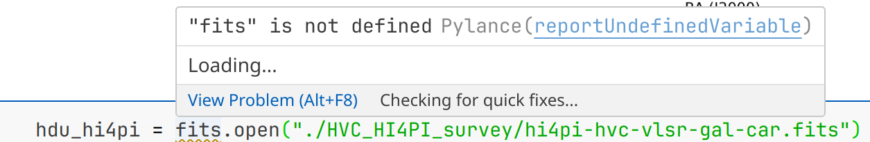 Pylance Say `fits` Is A Variable · Issue 4710 · Microsoftpylance Release · Github