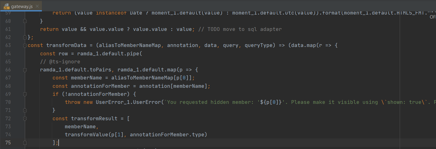 Select field alias considered as hidden [Snowflake] · Issue #1800 · cube-js/cube · GitHub