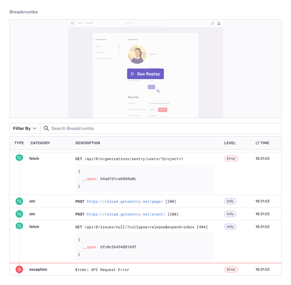 Design treatment for the Replay preview CTA on Issue Details · Issue #40719 · getsentry/sentry ...