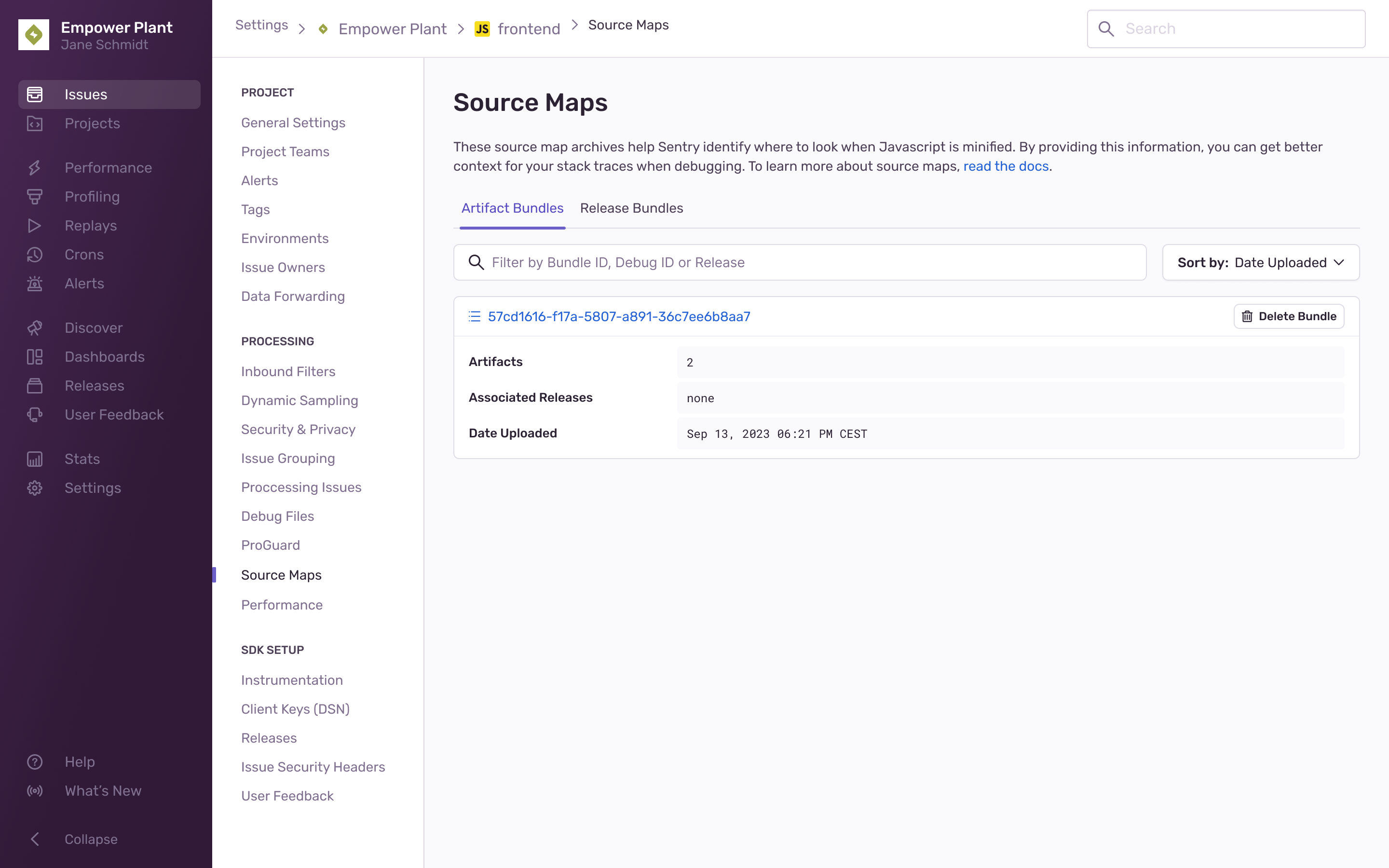 Emphasising release information in source maps settings · Issue #56380 · getsentry/sentry · GitHub
