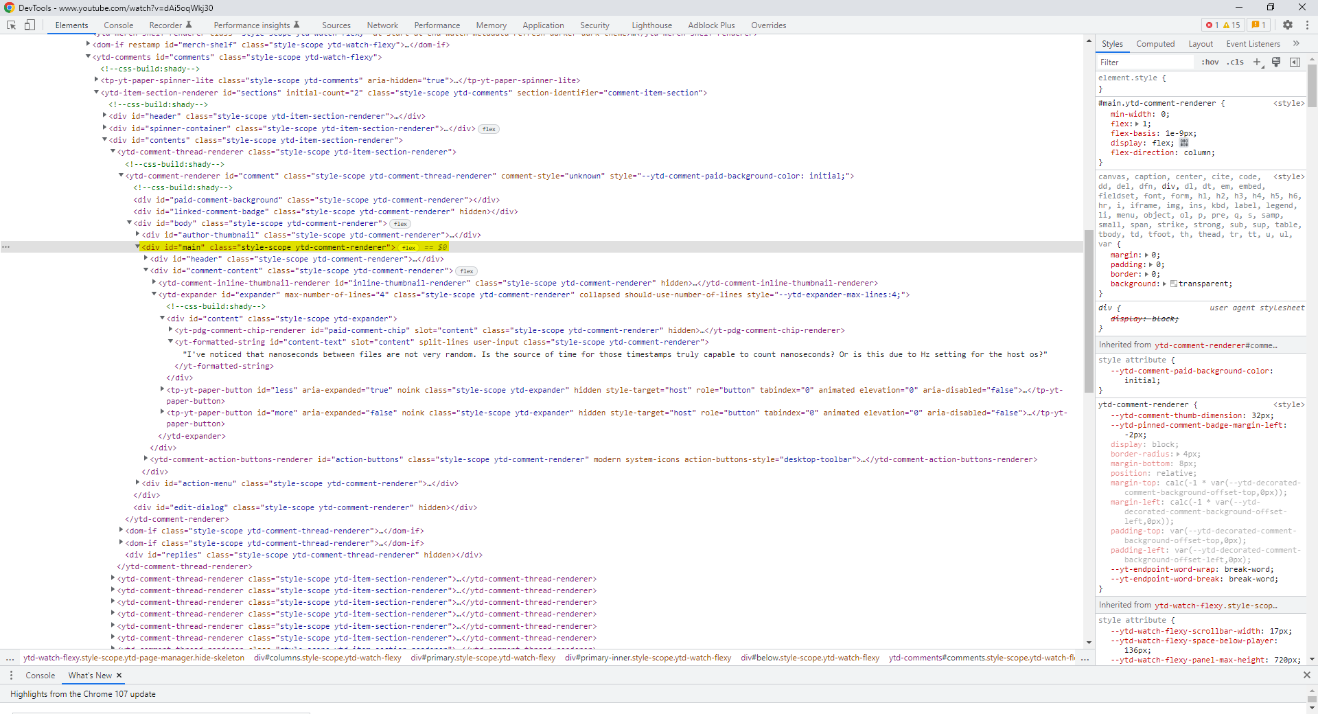 youtube.com: breakage · Issue #15791 · uBlockOrigin/uAssets · GitHub