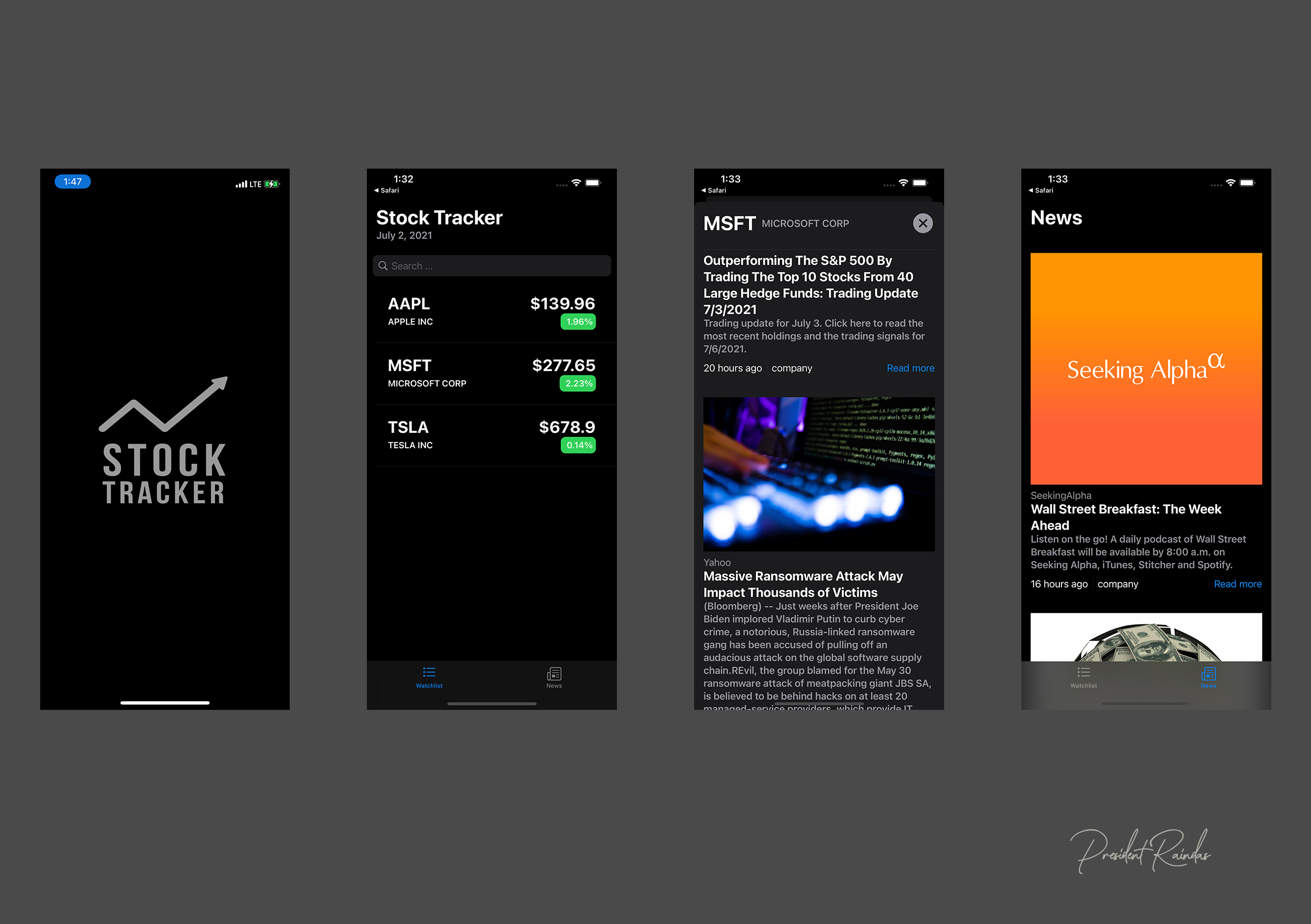 GitHub - raindas/StockTracker: A stock tracker app created with SwiftUI. This app was made to ...