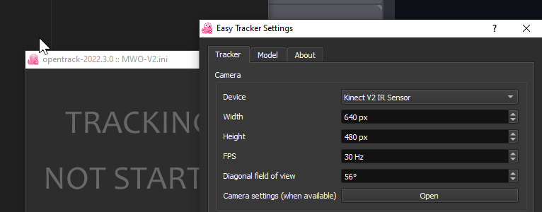 Can't select Kinect IR camera for Easy Tracker or Point Tracker · Issue #1527 · opentrack ...
