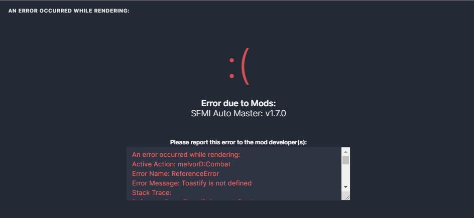 [Bug]: Toastify is not defined · Issue #3257 · MelvorIdle/melvoridle.github.io · GitHub