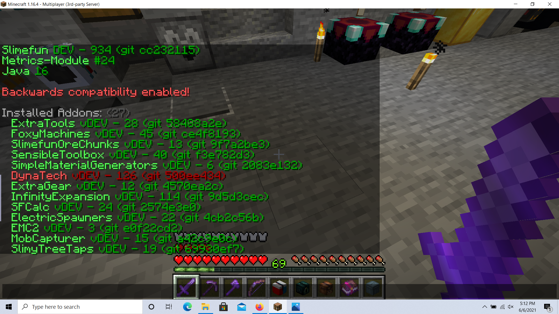 Error occurred while enabling Dynatech vDev - 126 · Issue #93 · ProfElements/DynaTech · GitHub