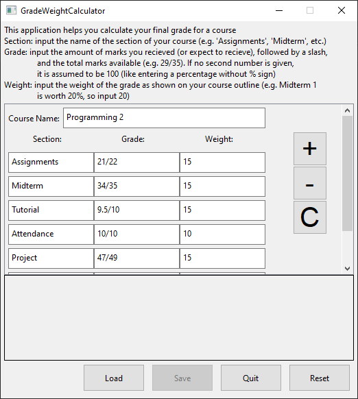 GitHub - Devon-Scott/GradeWeightCalculator: An app to help students ...