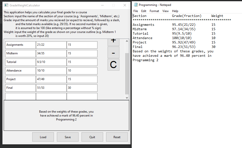 GitHub - Devon-Scott/GradeWeightCalculator: An app to help students calculate a weighted final ...