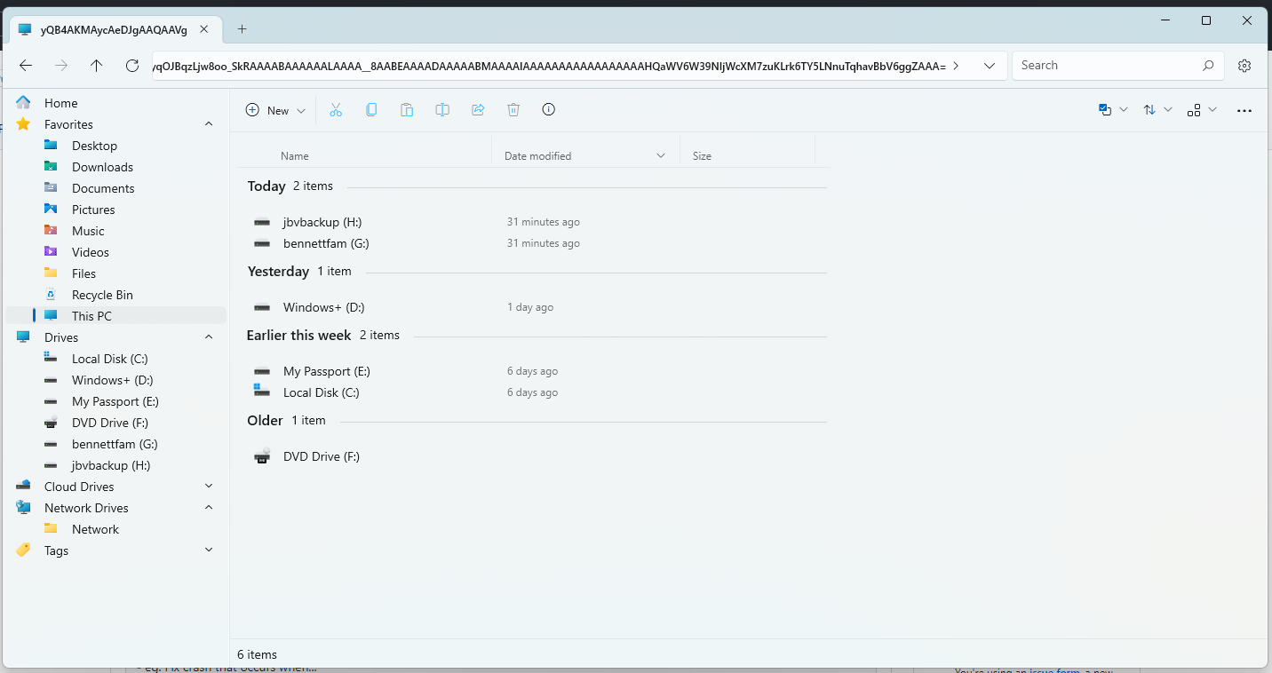 Weird file path appearing in this PC on stable version 2.4.40.0 · Issue #11881 · files-community ...