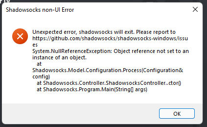 Unable to start Shadowsocks · Issue #3301 · shadowsocks/shadowsocks ...