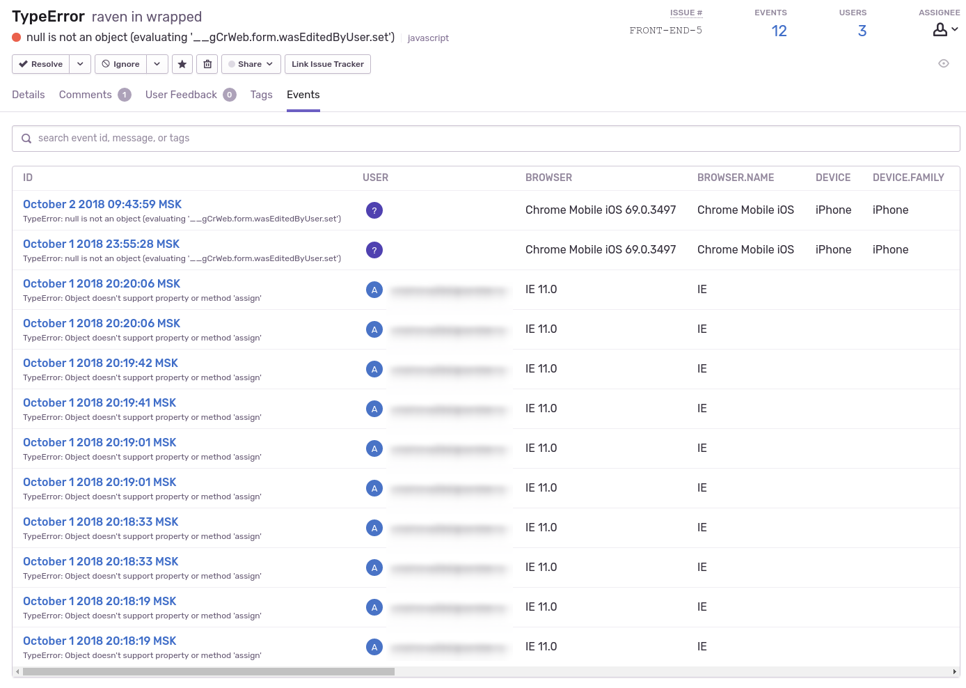 Different Issues Automatically Merged · Issue 9970 · Getsentrysentry · Github 2747