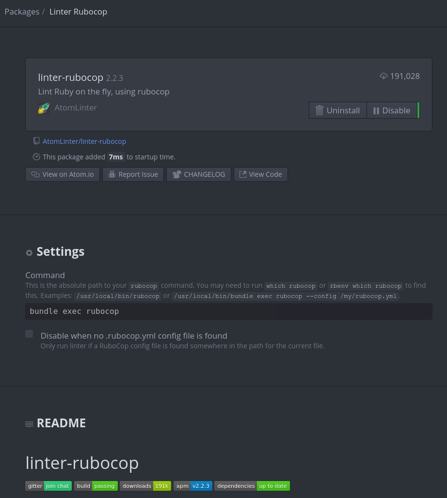 Linter V2 Rubocop Execution Timeout Errors · Issue 202 · Atomlinterlinter Rubocop · Github