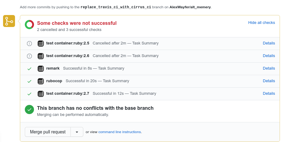 Not started tasks are marking as cancelled · Issue #622 · cirruslabs/cirrus-ci-docs · GitHub