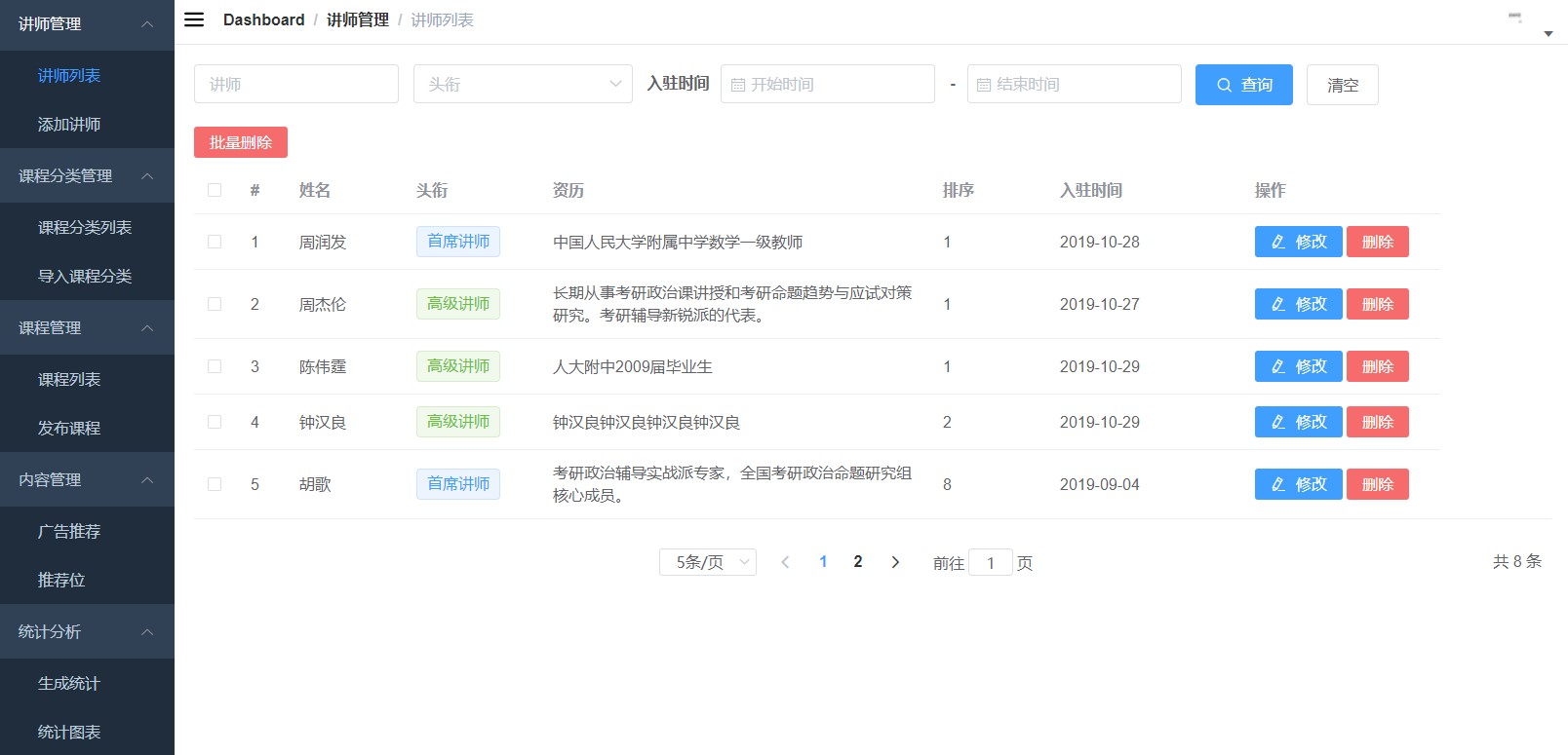 Github Zuoyenuandong Teach Online Front 在线教育的前端工程 包括admin和用户界面