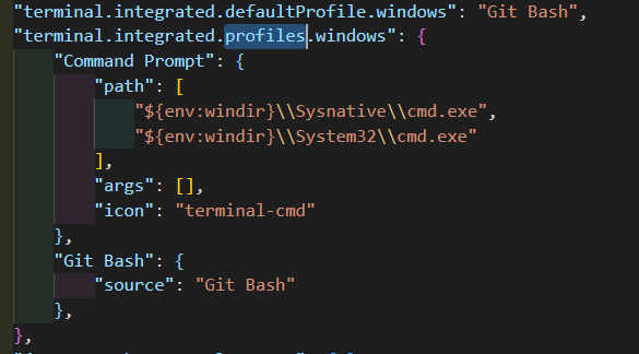 Terminal.integrated.profiles.windows doesn't control temrinal profiles · Issue #131665 ...