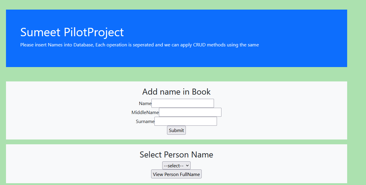 GitHub - sumeet0805/PilotProject-Database-CRUD: CRUD Methods Execution Using Spring MVC ...