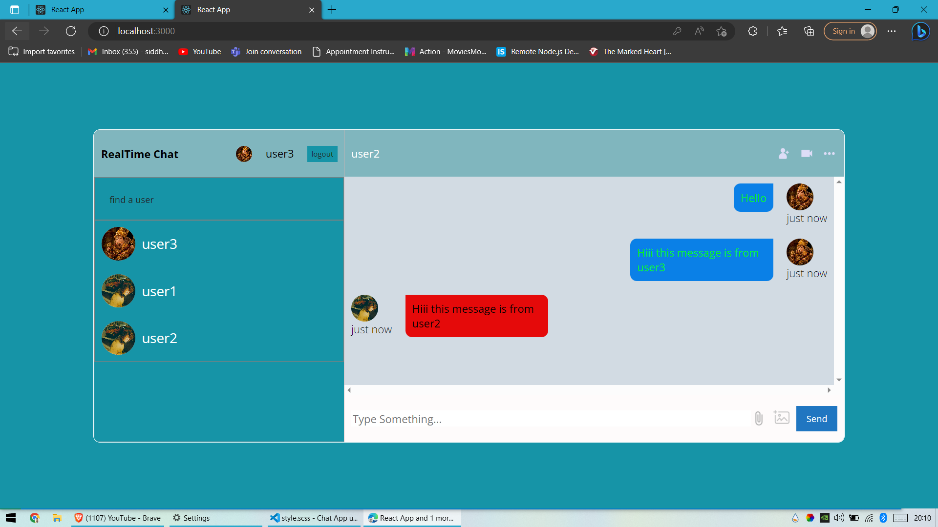 GitHub - EU1182053/Realtime-Private-Chat-Application: One to One ...