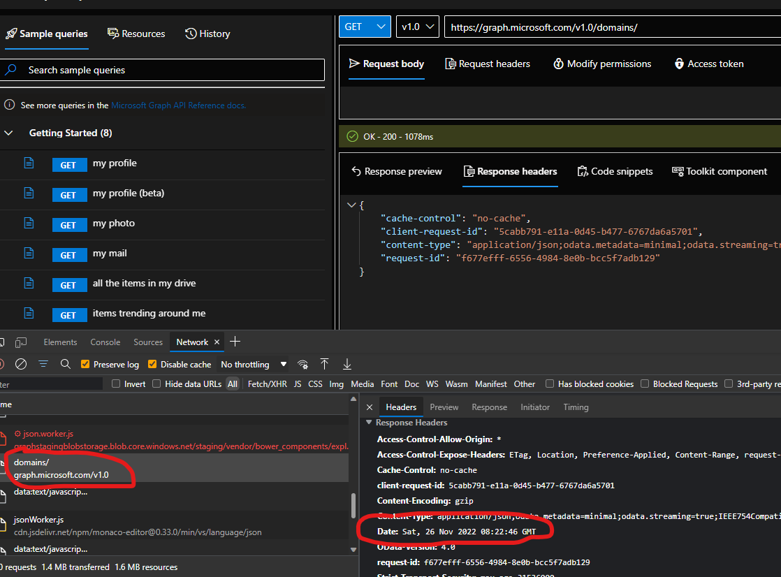 Include the date header in the Response headers section · Issue #2262 · microsoftgraph/microsoft ...
