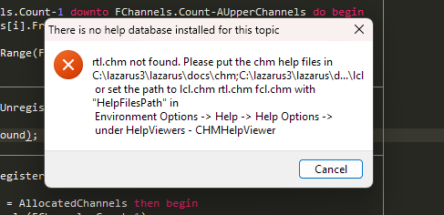 Is it possible to install only the help files (after a lazarus+fpc install?) · Issue #622 ...