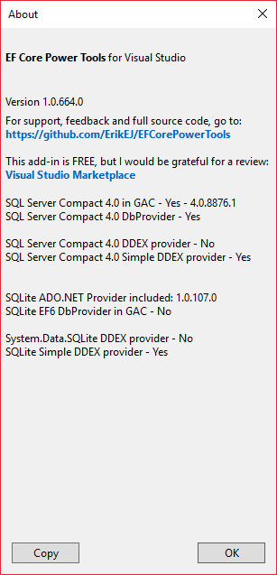 Refactor dialogs to implement MVVM pattern · Issue #116 · ErikEJ/EFCorePowerTools · GitHub