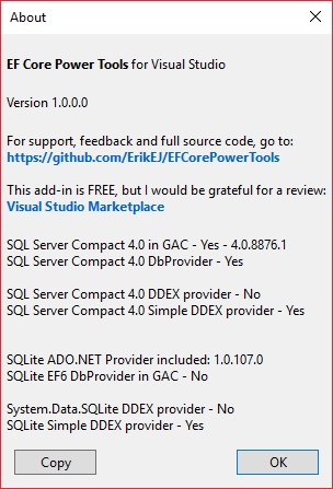 Refactor dialogs to implement MVVM pattern · Issue #116 · ErikEJ/EFCorePowerTools · GitHub