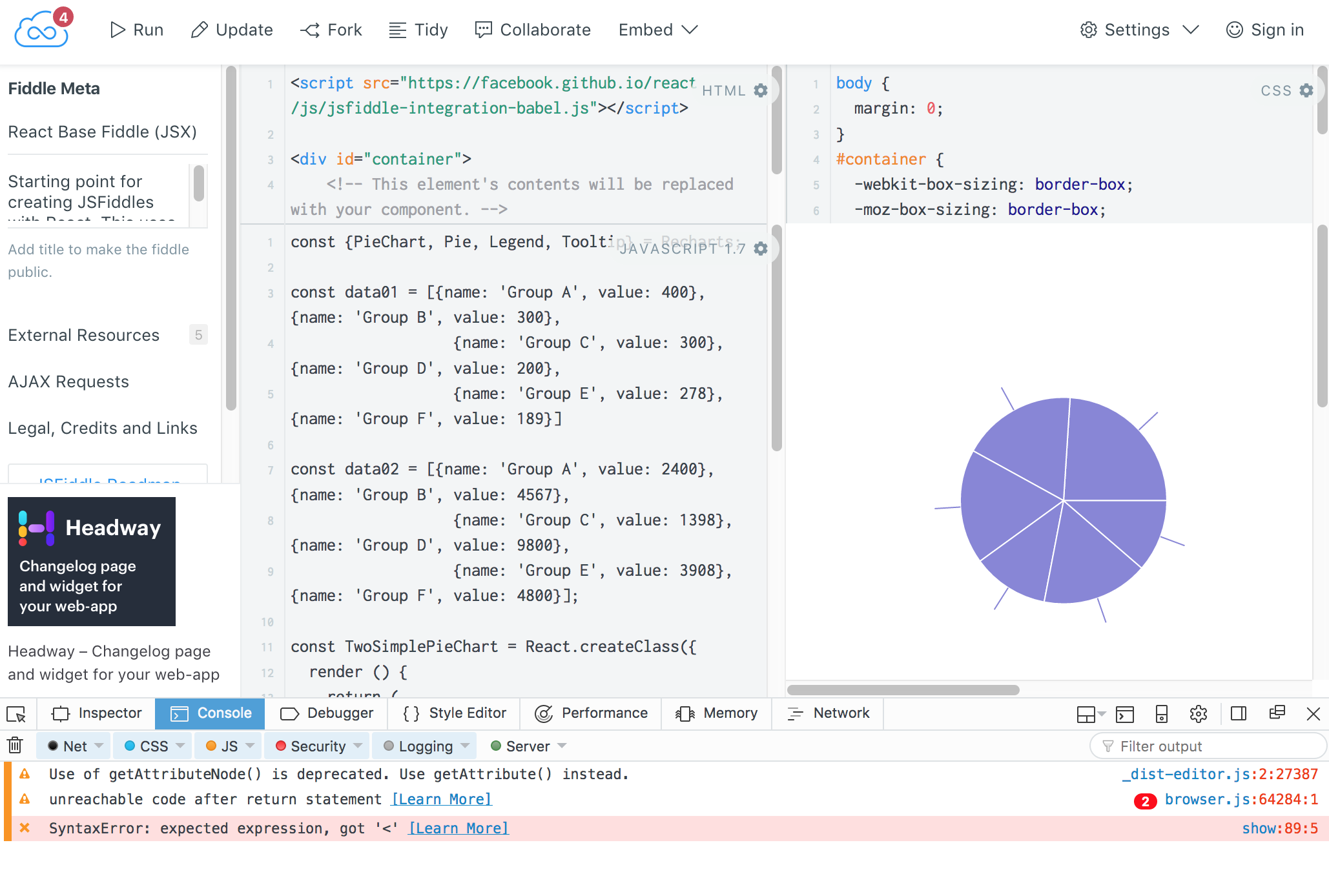 TwoSimplePieChart example not showing labels · Issue #760 · recharts/recharts · GitHub